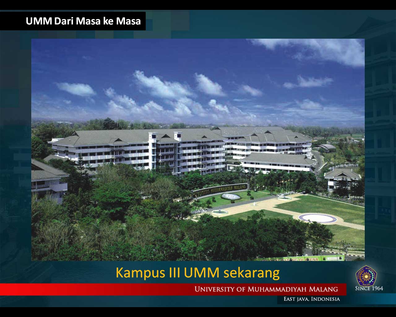 Sejarah UMM dalam Gambar - Universitas Muhammadiyah Malang